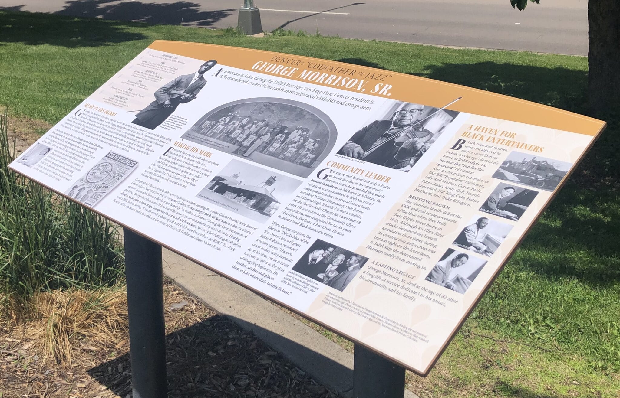 George Morrison, Sr. Park Interpretive Sign & Monument Restoration ...